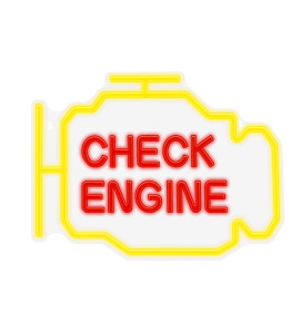 Gadget Man Ireland - Neon PLEXI LED CHECK ENGINE Light
