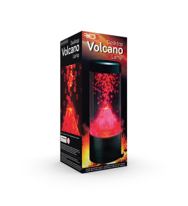 Mini Volcano Lamp: Erupting Red Beads, Soothing Mood Light